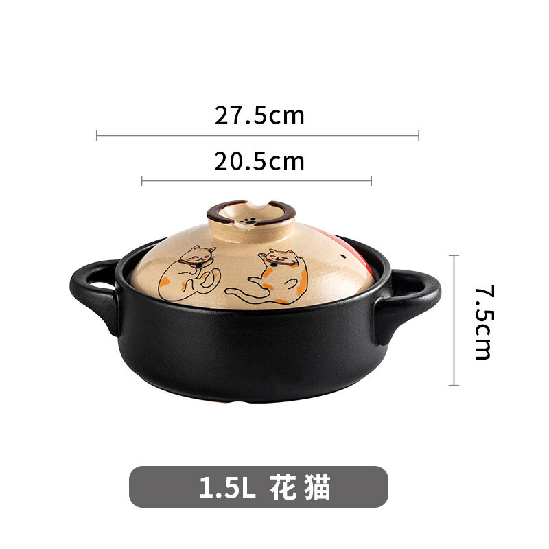 Оптовая продажа от производителя: кастрюля для тушения, домашняя суповая кастрюля, керамический глиняный горшок для газовых плит, специально для газовых плит, подарок для приготовления супа.
