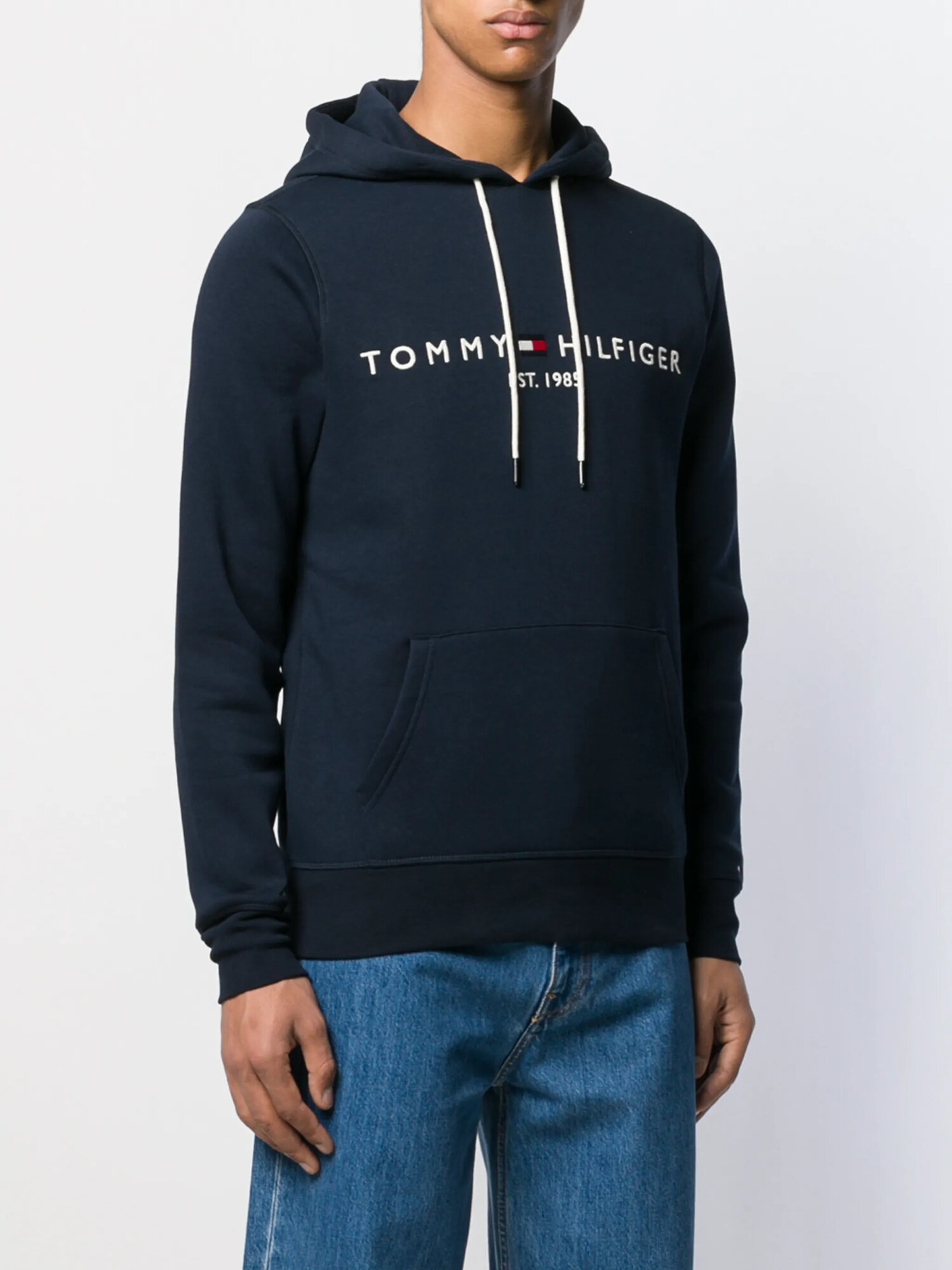 Худи TOMMY HILFIGER, размер 2XL, , синий — фото 1