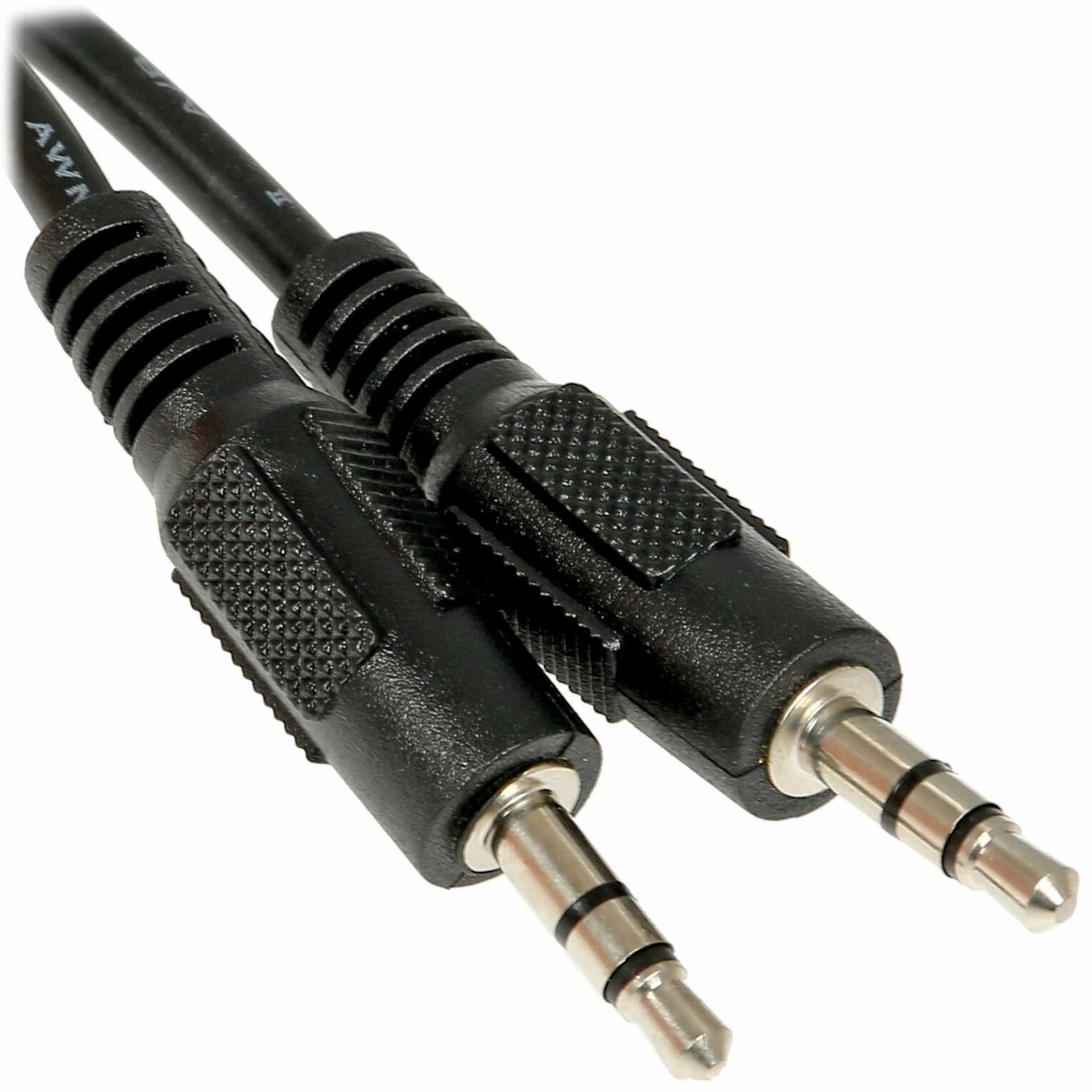 Кабель Aceline jack 3.5 мм (M) - jack 3.5 мм (M) 1 м черный