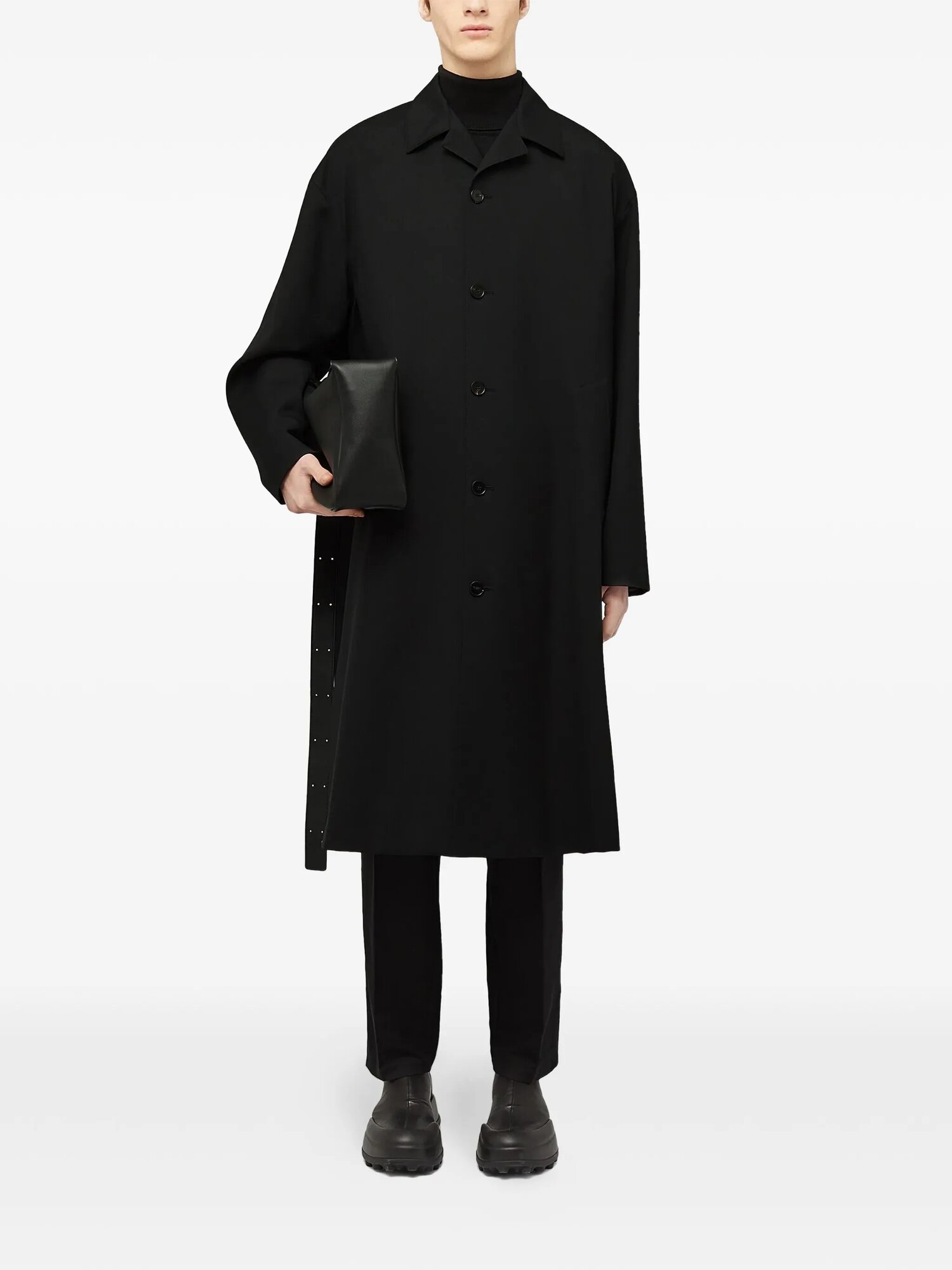 Брюки Jil Sander, размер 50, черный — фото 1