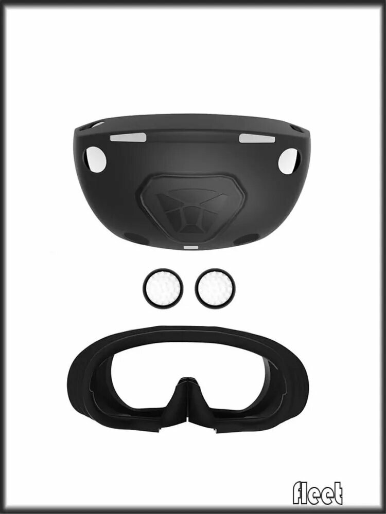Для гарнитуры PS VR2 Силиконовый защитный Запасной чехол защитой от царапин Футляр захвата лицевого интерфейса Аксессуары совместим с