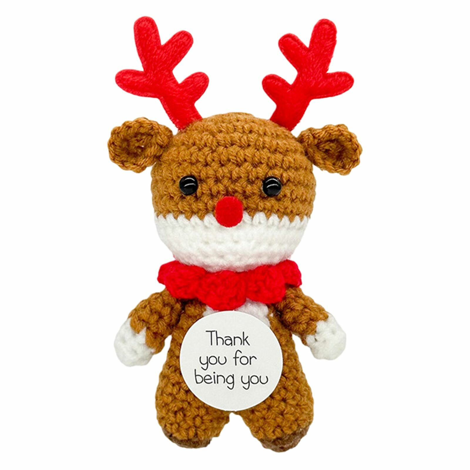 Вязаный рождественский подвесной украшение для автомобиля и интерьера