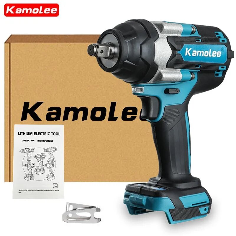 Kamolee Tool DTW700 2100N. m Электрический Ударный Гайковерт С Высоким Крутящим Моментом 1/2 Дюйма, Совместимый С Аккумулятором -Нет Батареи