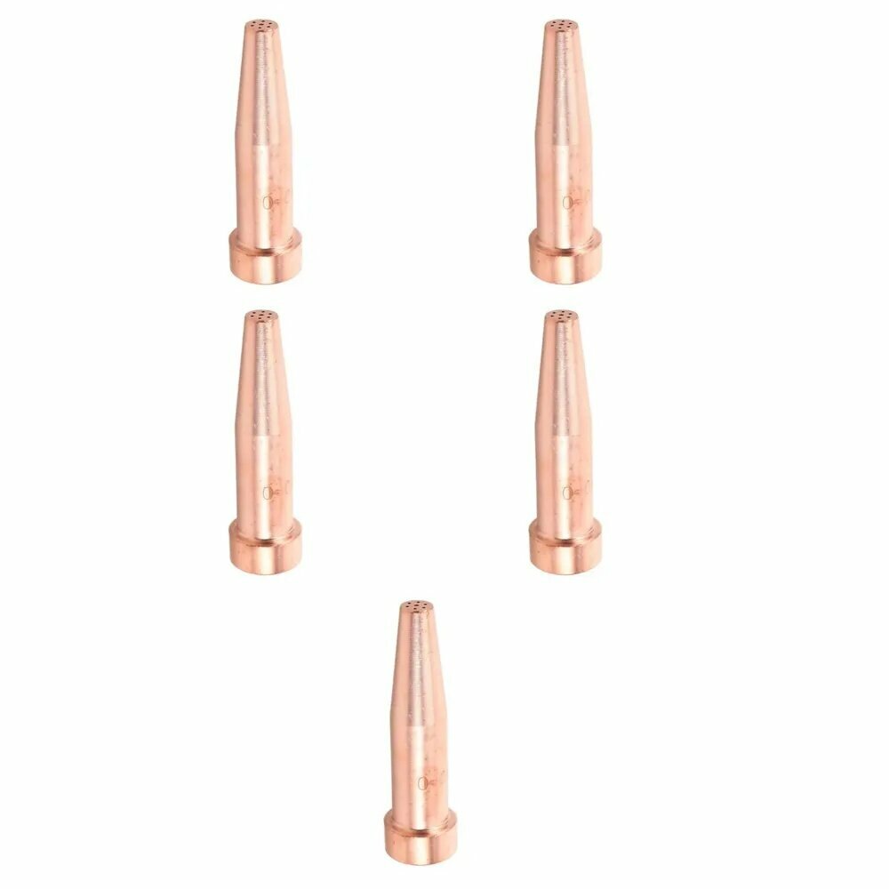 Набор медных наконечников горелки розового золота для точечной резки, 5 шт для ремонта