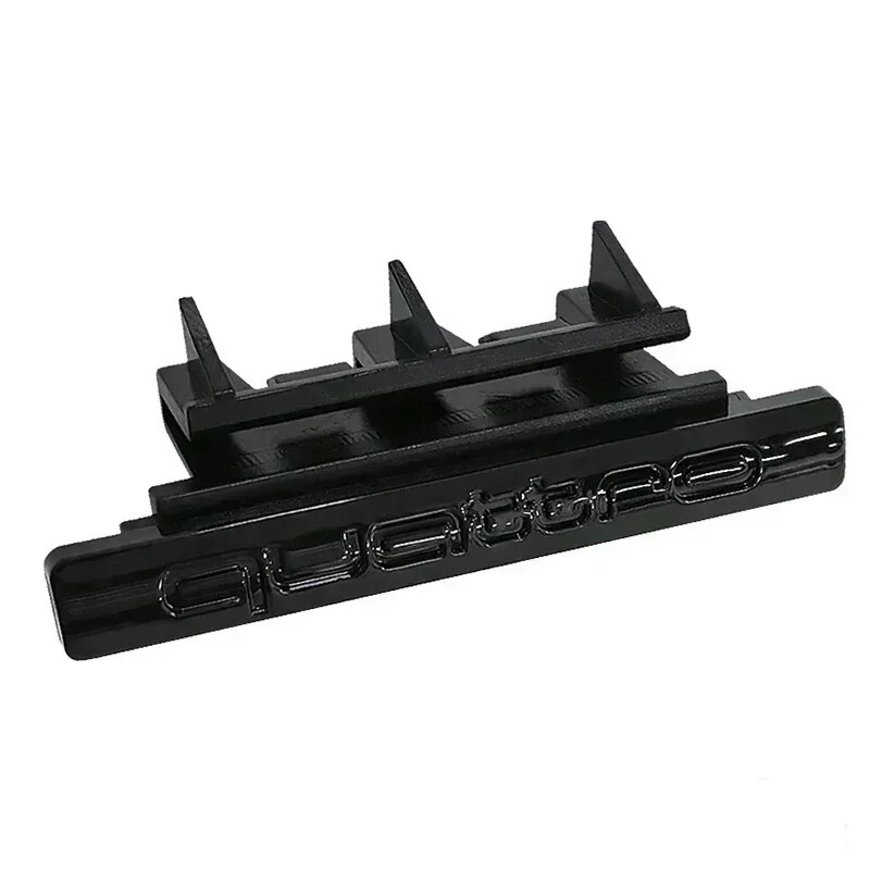 Декор с логотипом передней решетки автомобиля для Audi Quattro SQ7 S5 S6 S8 S7 S3 S4 A6 D-7.5X2.5cm