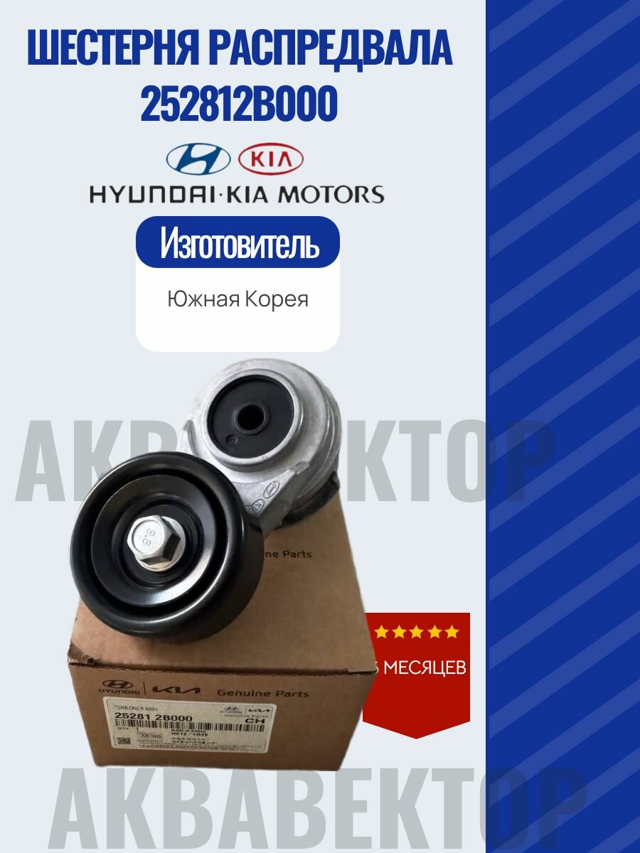 Hyundai-KIA Ролик направляющий, арт. 252812B000, 1 шт.
