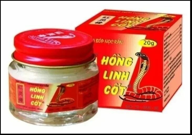 Вьетнамский бальзам со змеиным ядом HONG LINH COT, 20 гр