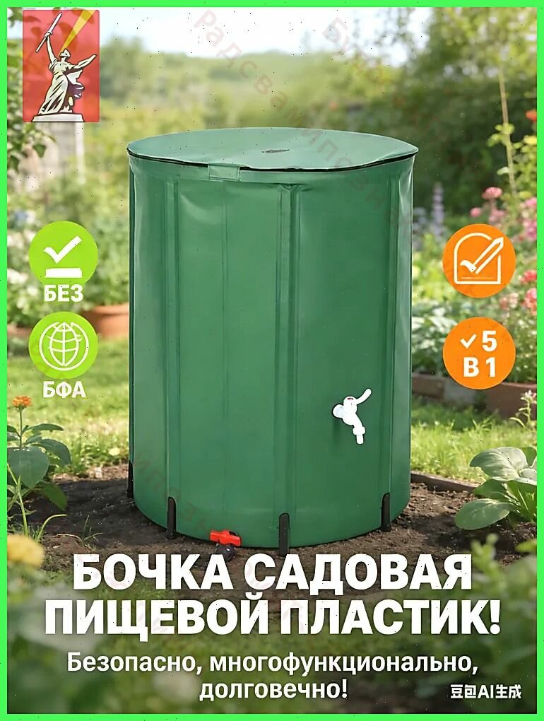 Бочка садовая Пищевой пластик