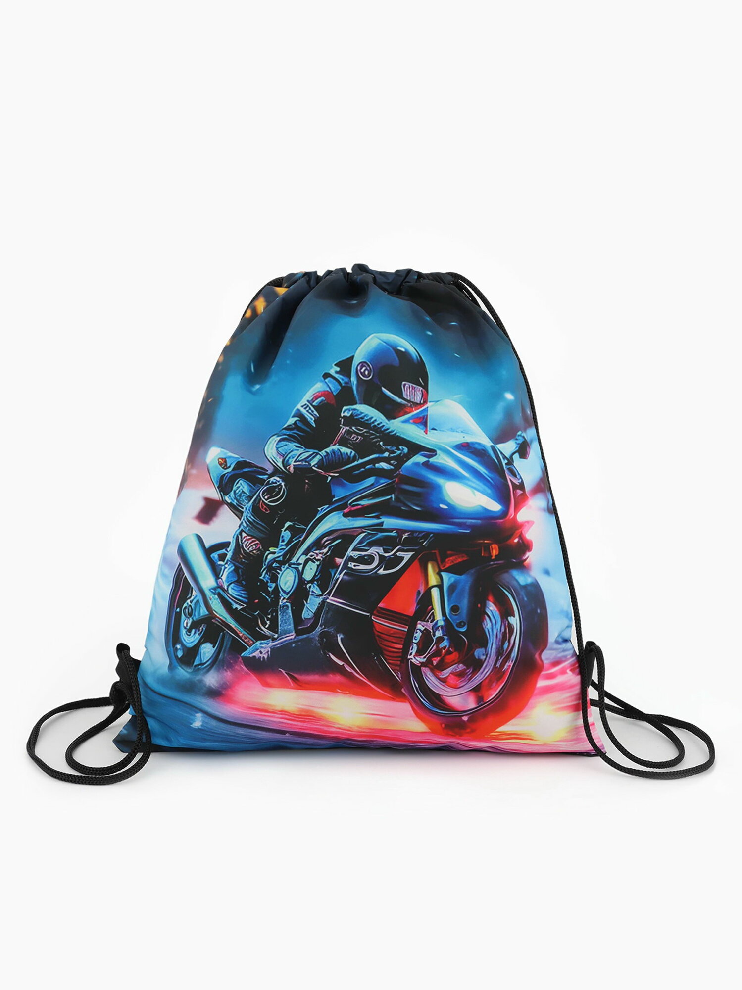 Мешок для обуви Гонщик, 36*05*42, отд на стяжке, размер упаковки: 1 x 25 x 38 см.