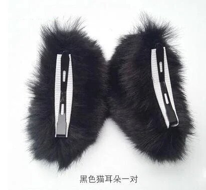 Косплей комплект Эрха и его белый кот Черный, ear