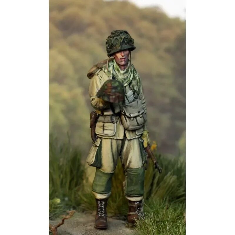 Масштаб 1/35, набор моделей из смолы, история хобби, миниатюрная диорама, шлем, Us Air Borne from Scene 1, фигурки в разобранном виде, неокрашенные