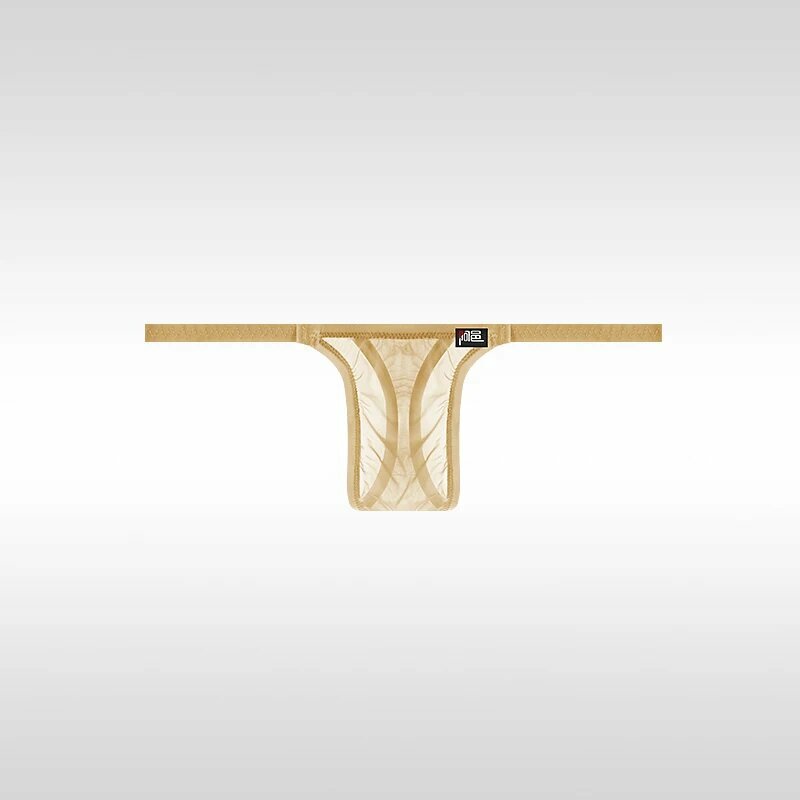 Мужские стринги бежевые Skin, 4XL