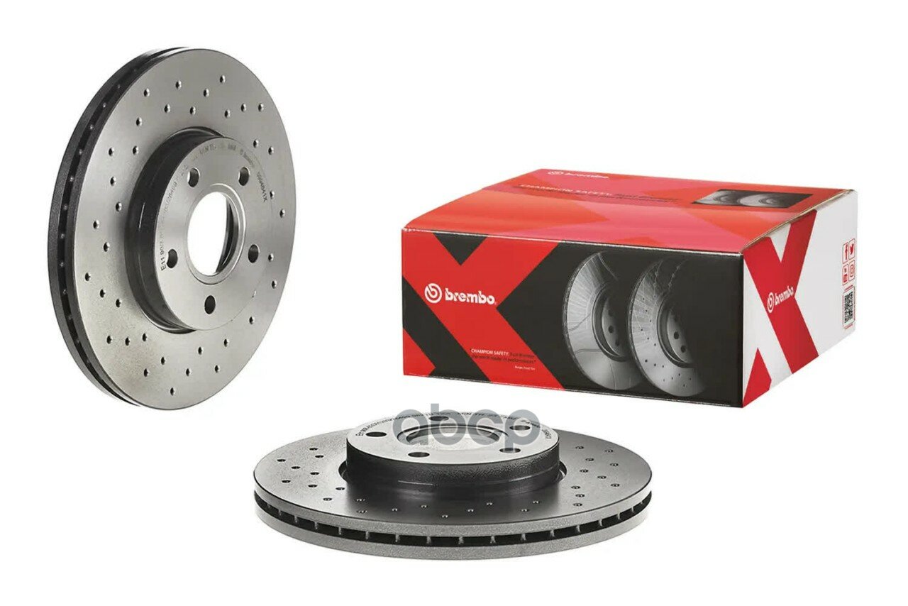 Диск тормозной передн. серии Brembo Xtra FORD (CHANGAN) ESCORT 12/14-> / FORD (CHANGAN) FOCUS Hatchb Brembo арт. 09.9464.1x
