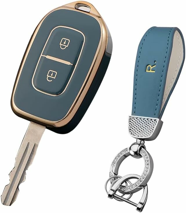 Мягкий чехол-брелок из ТПУ с брелками для Renault Duster Kwid Dacia Sandero Master Megane Logan, чехол для ключей с 2