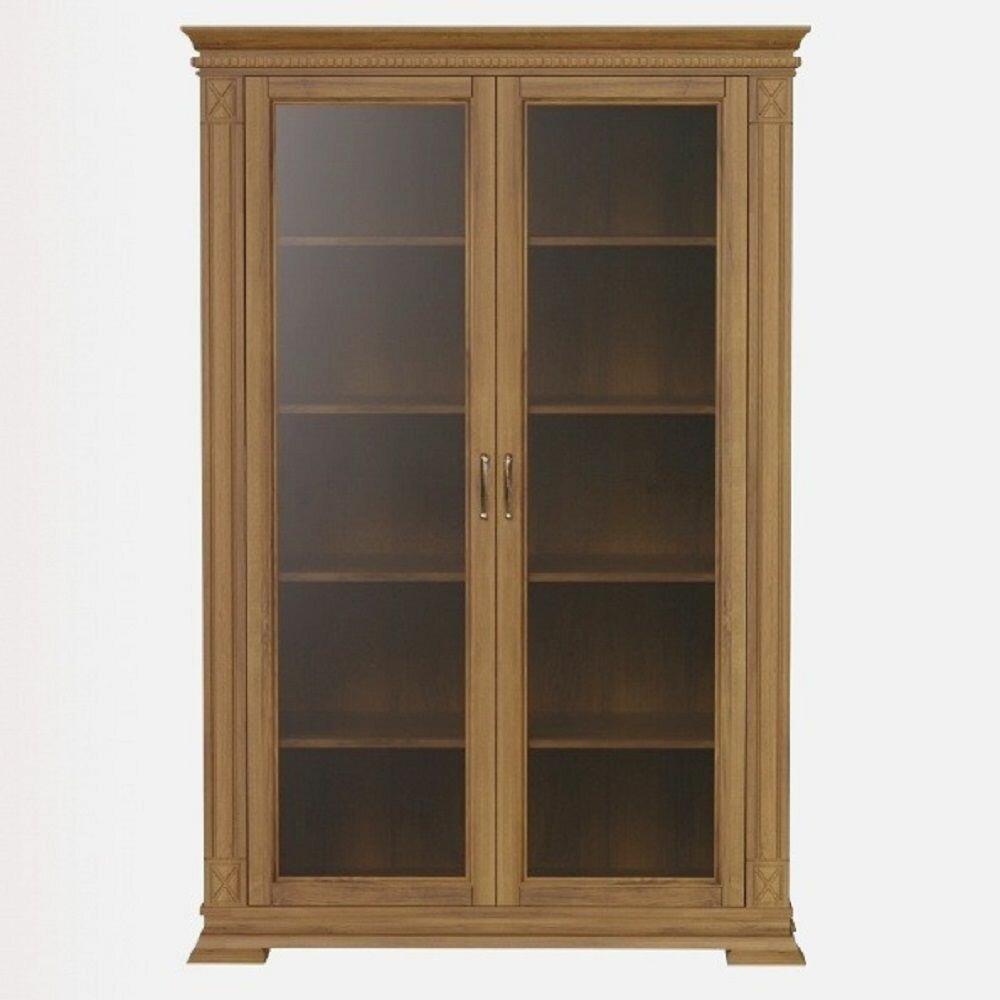 Шкаф книжный Верди 106 из массива сосны