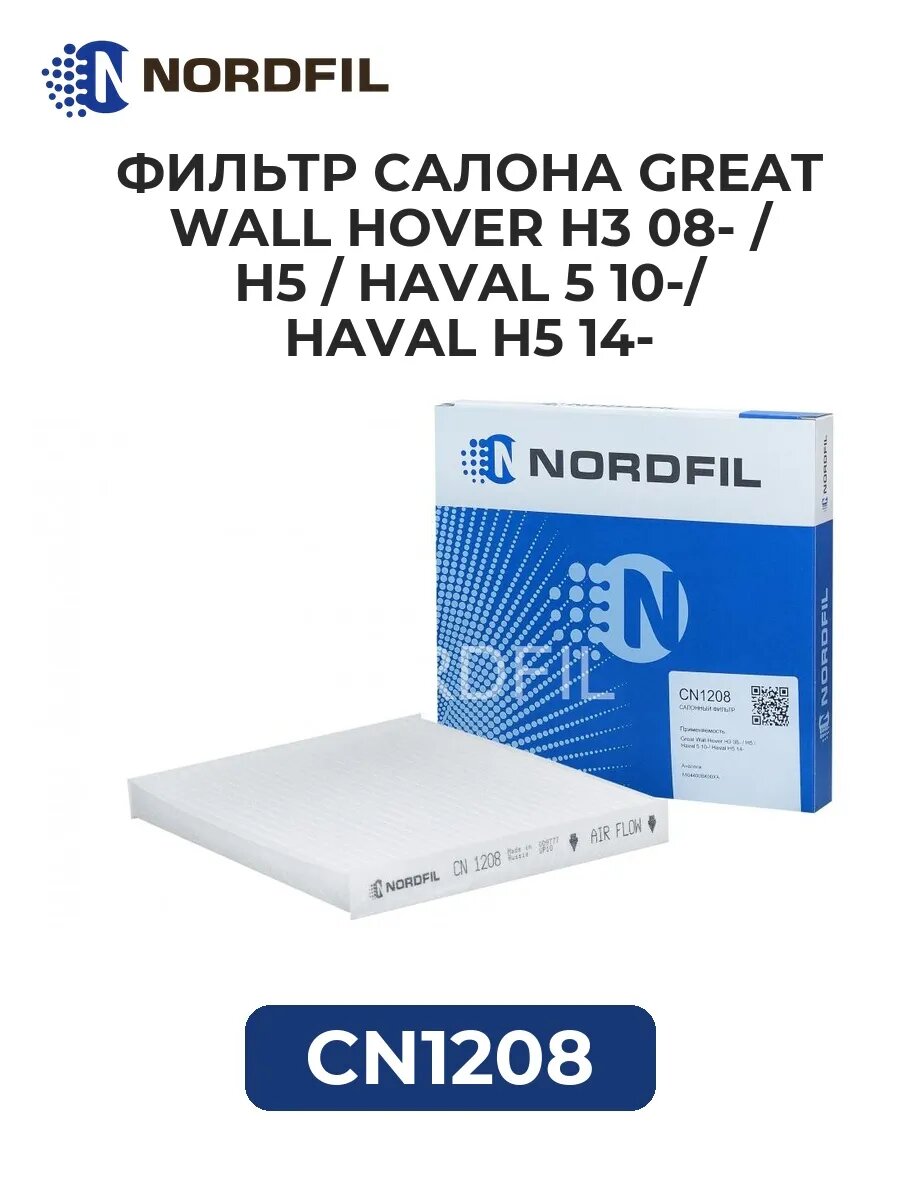 Фильтр салона Great Wall Hover H3 08- / H5 / HAVAL 5 10-/.