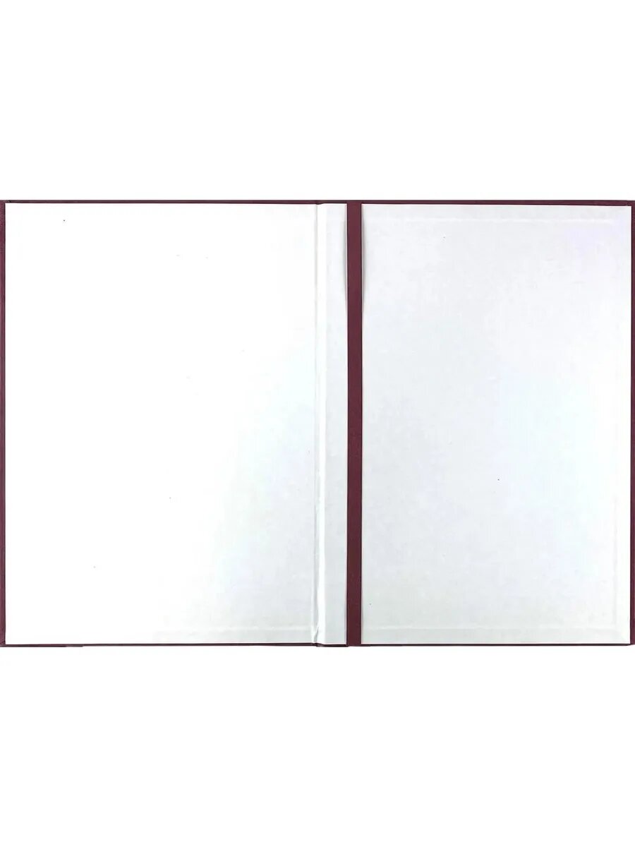 Элегантная бордовая адресная папка без тиснения
