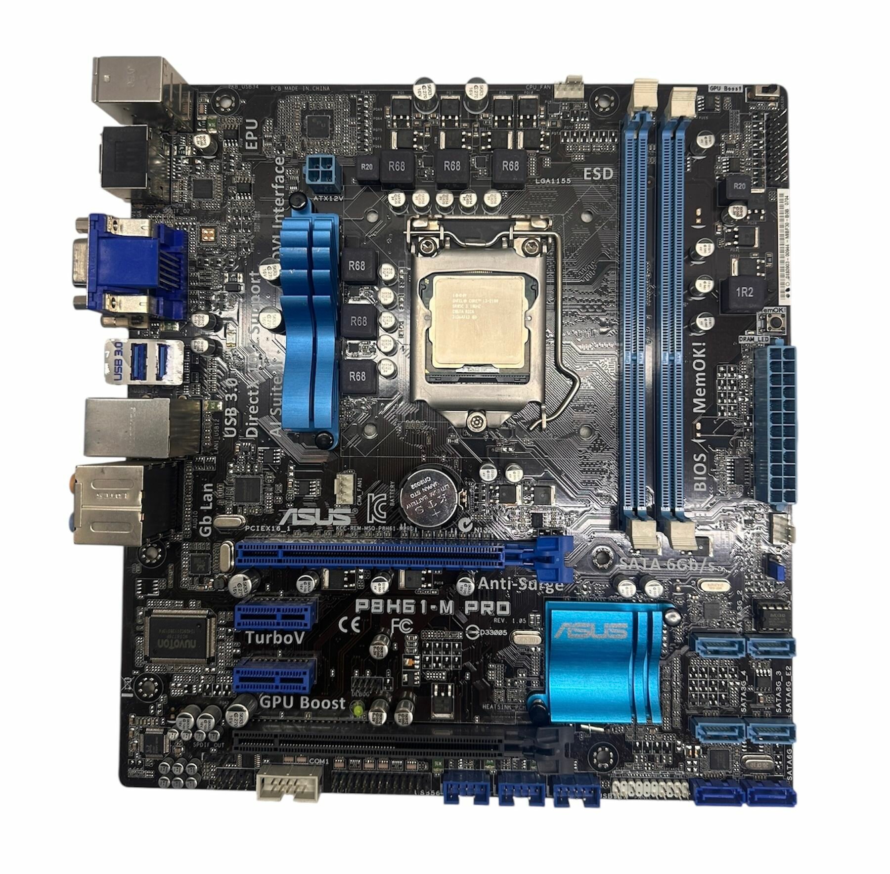 Материнская плата ASUS P8H61-M PRO Socket 1155