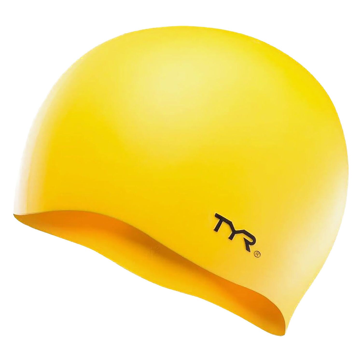 Шапочка для плавания TYR Wrinkle-Free Silicone Cap Желтый