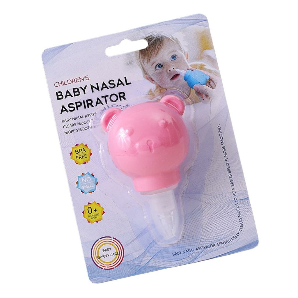 Портативный назальный аспиратор для младенцев, Розовый