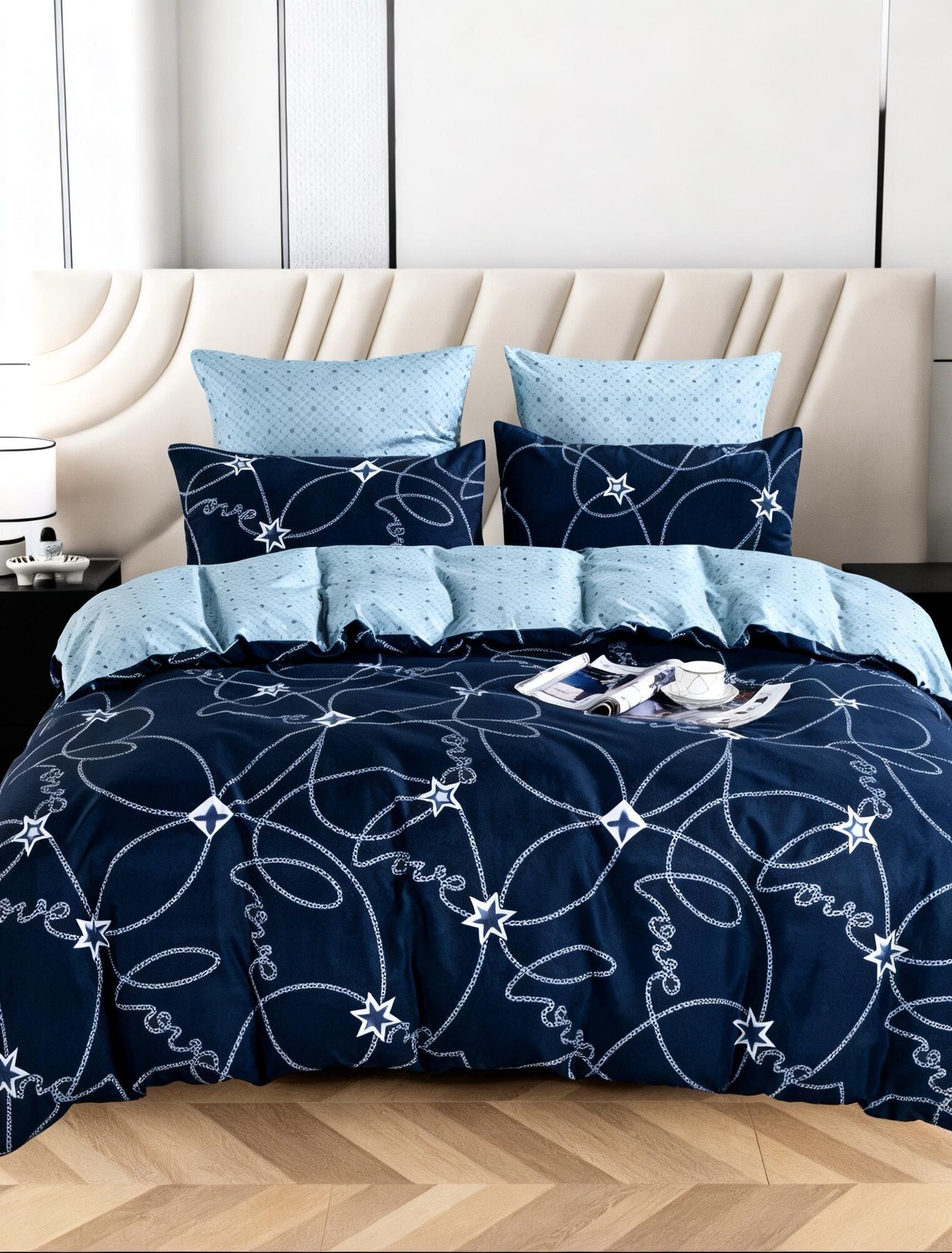 St.lalis 1.5 комплект постельного белья, сатин, простыня: 150×230 см, 2 наволочки