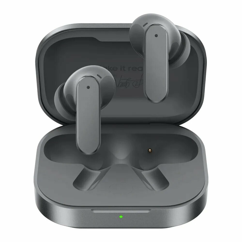 Realme Наушники беспроводные с микрофоном realme Buds Air 8, Bluetooth, USB Type-C, серый