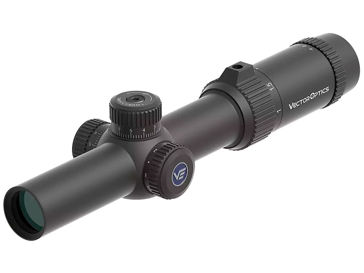 Оптический прицел Vector Optics Forester 1-5x24 LPVO с подсветкой красной