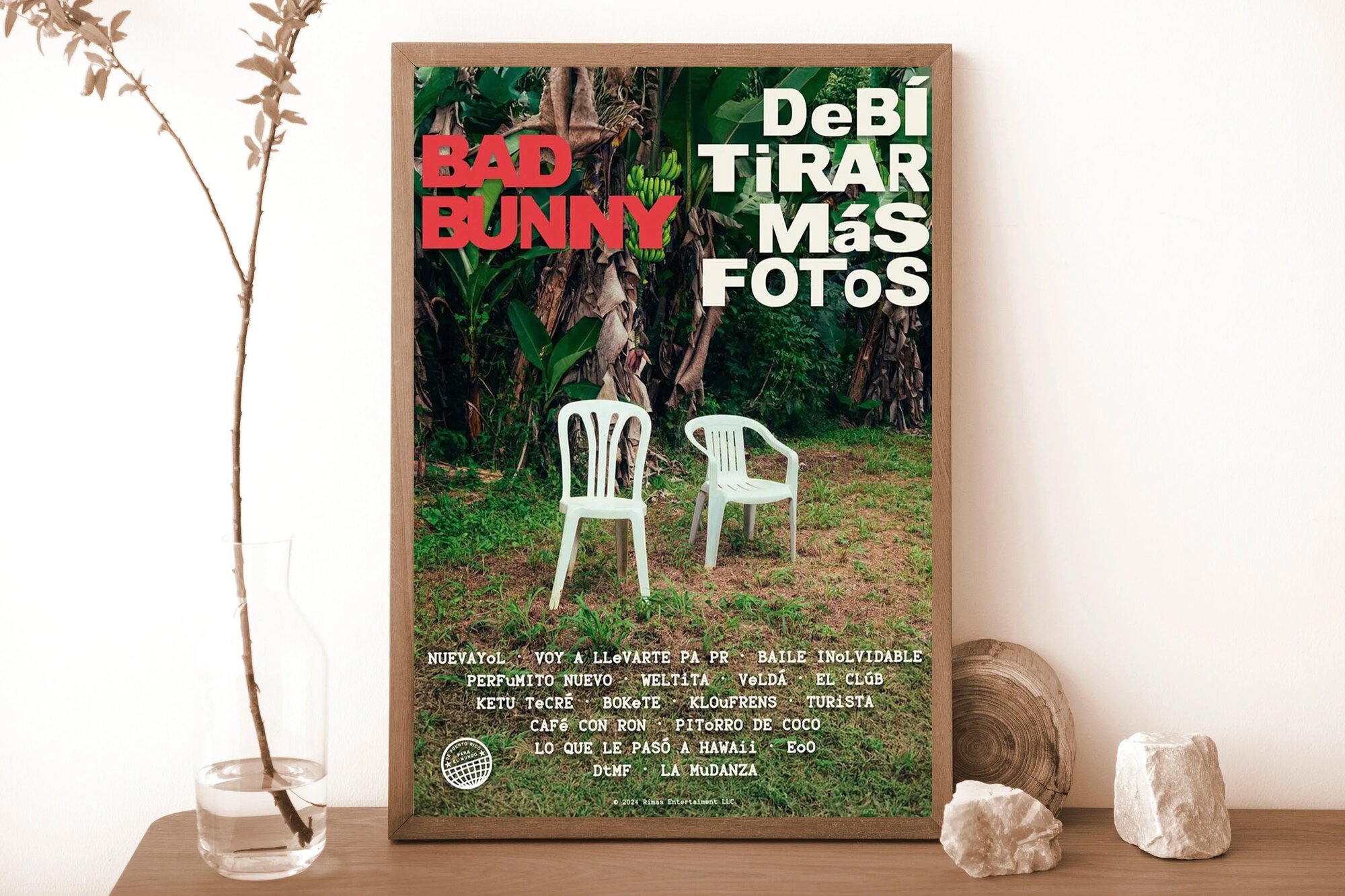 Печать на холсте Bad Bunny Un Verano Sin Ti, 20x30см, цвет 2, без рамки — фото 1