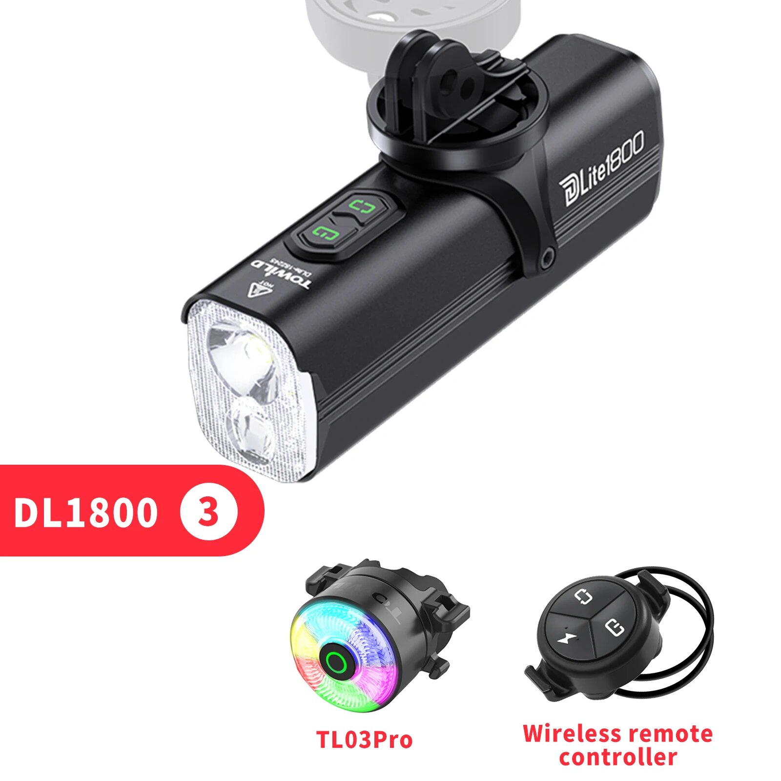 Велофара Lite1800 DL1800, TL03PRO, Цвет: Y