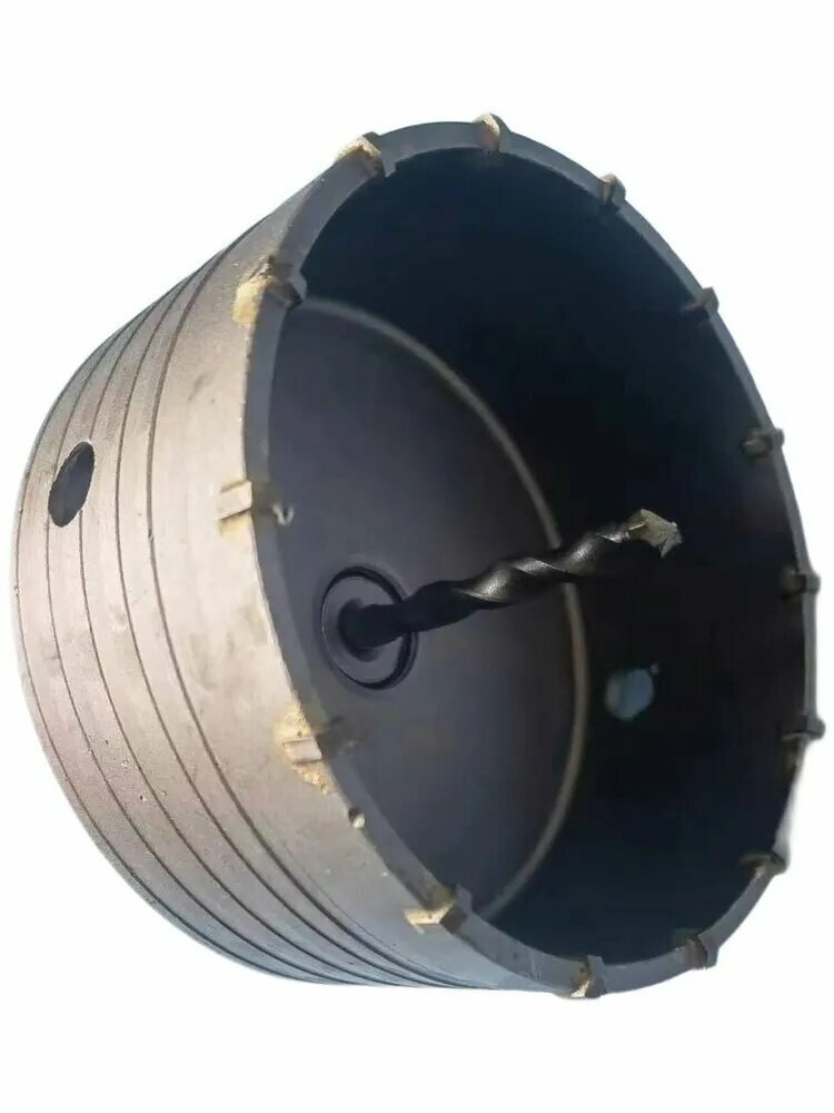 Коронка твердосплавная по бетону 160 мм в сборе с хвостовиком SDS+сухого сверления