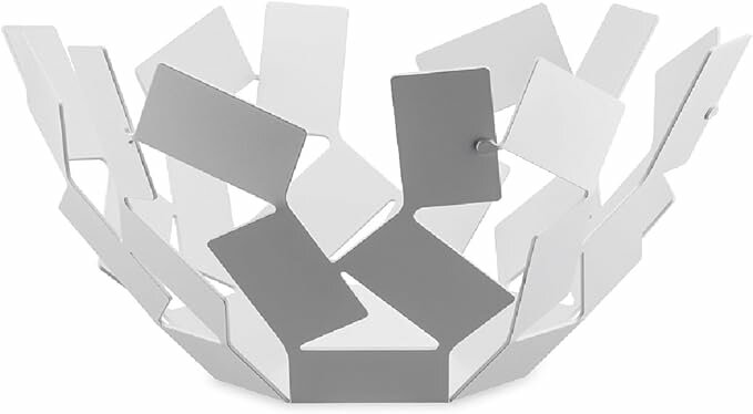 Фруктовница Alessi La Stanza dello Scirocco, размер: 27,3 x 12,7 x 27,3 cm, цвет белый MT02 W