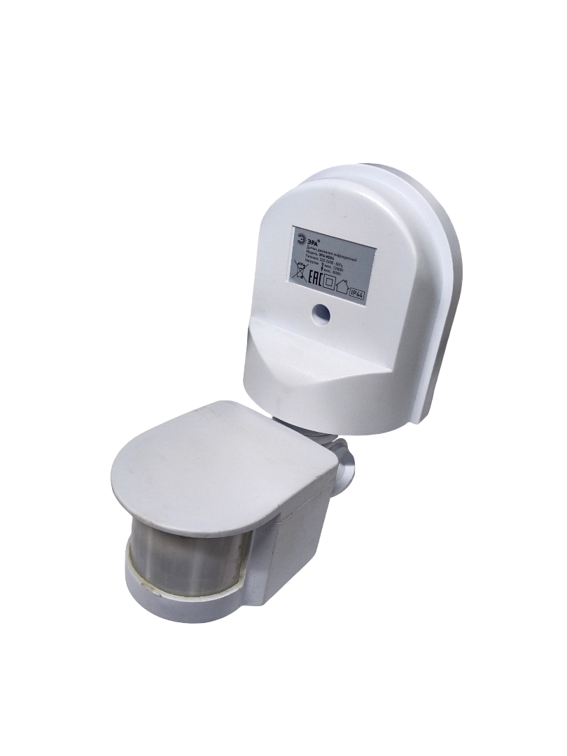 Эра датчик движения md 04 настенный 1200вт, ip-44, 12м