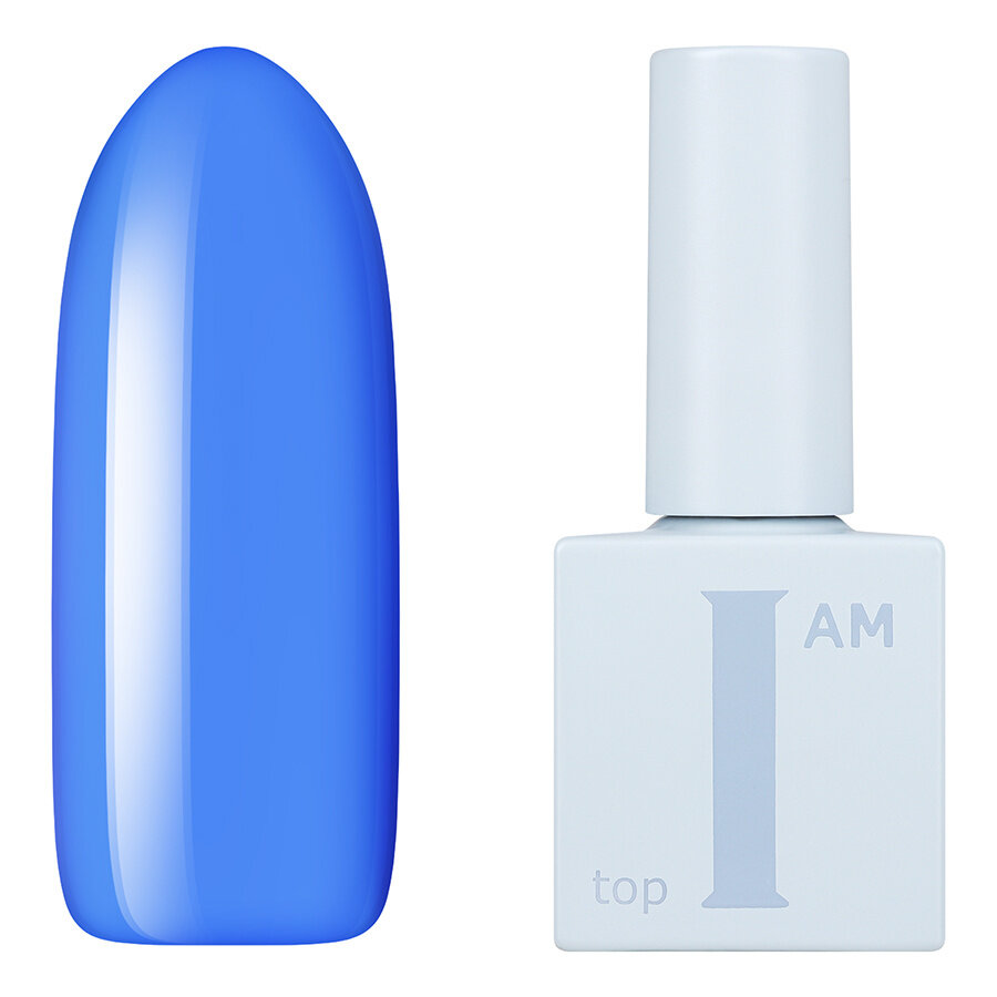 I AM, Топ для гель-лака №27 - Blue Glass, 9 мл