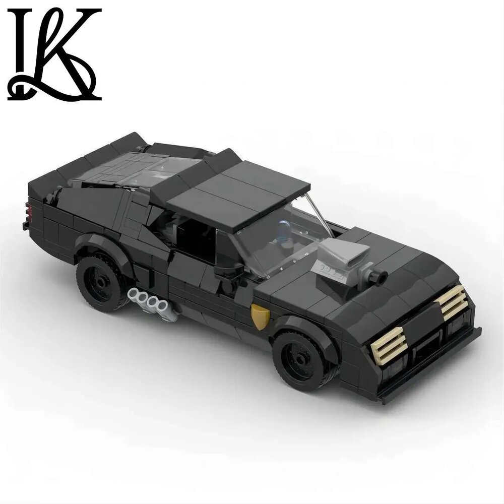 Конструктор Mad Max V8 Interceptor, пластиковый, блочный, для мальчиков/девочек, 501-1000 деталей