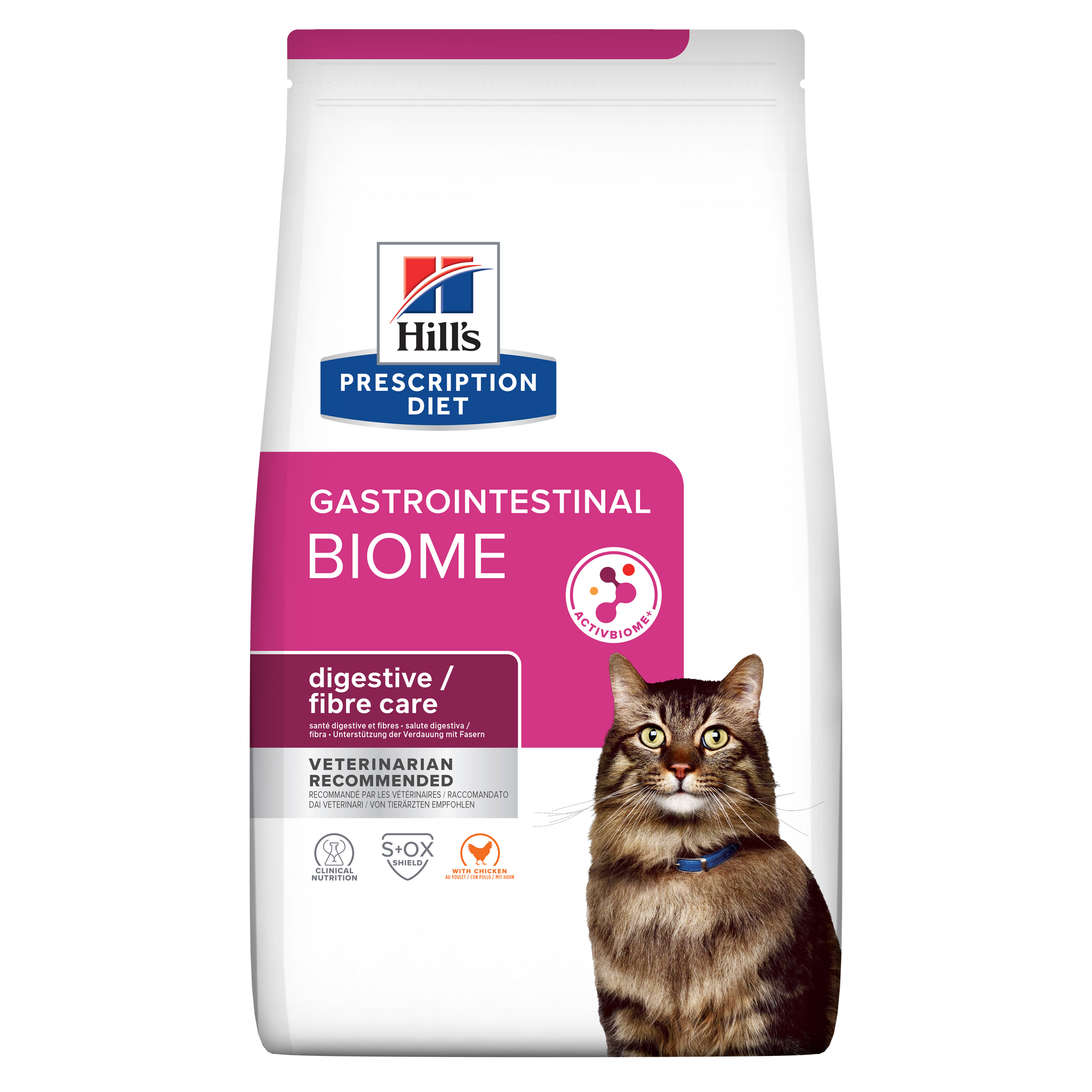 Hill's Prescription Diet Gastrointestinal Biome Digestive Care, сухой диетический корм для кошек, 1,5 кг