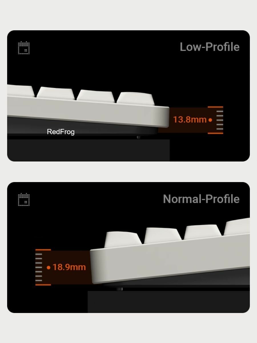 Клавиатура NuPhy Node 75, High Profile, Blush Max, Gray — фото 1