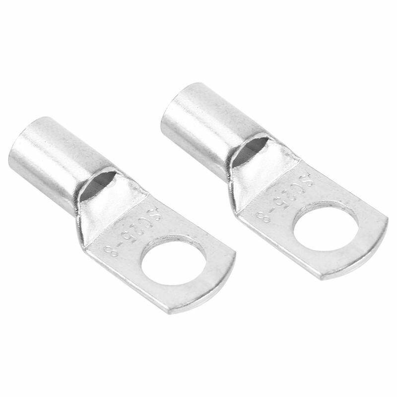 10 медных трубок 25 мм X 8 мм наконечник кабеля сварка обжимное клеммное кольцо