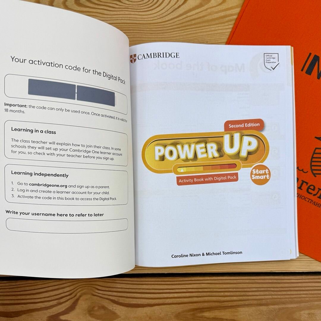 Power Up 2nd Ed Start Smart Activity Book with Digital Pack/ Рабочая тетрадь Power up второй редакции с кодом к электронному учебнику на Cambridge One — фото 1