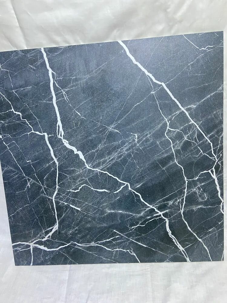 Керамический гранит Calacatta Black matt 600*600