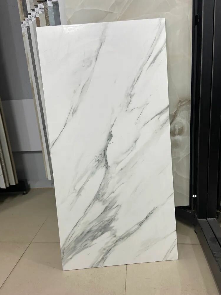 Керамогранит Calacatta White Matt, 600x1200, производство Индия