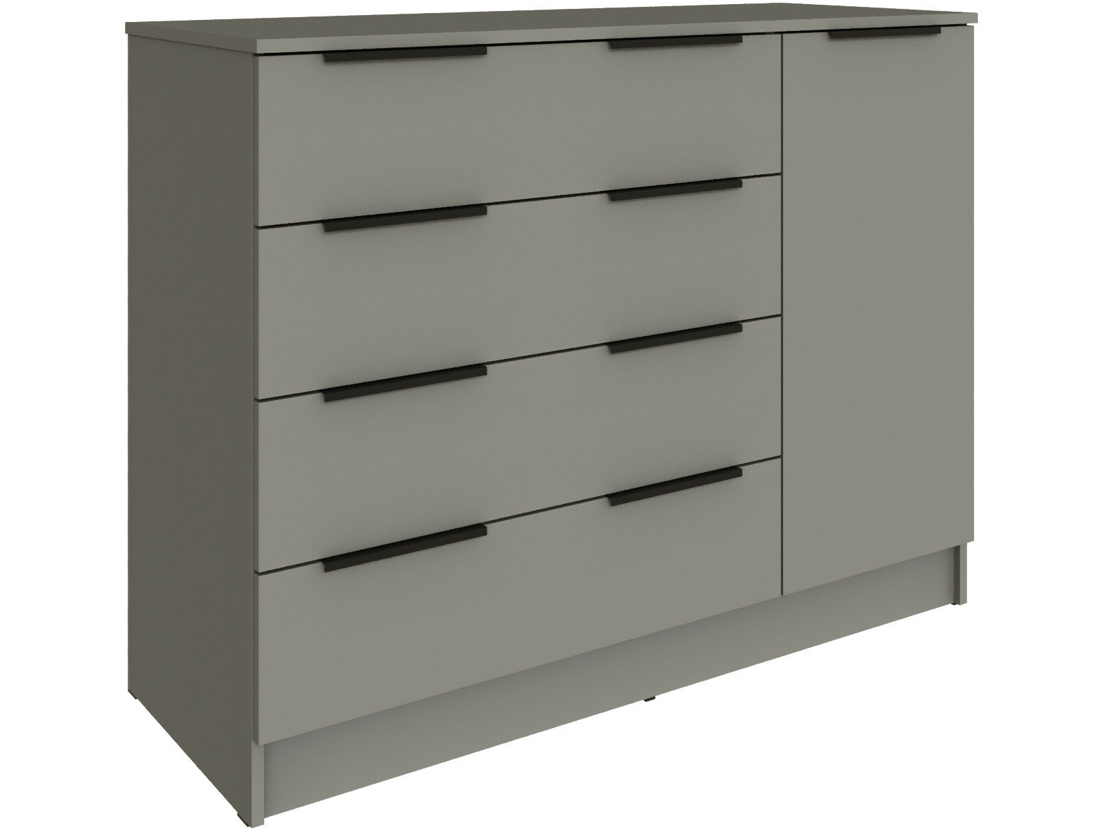 Комод для спальни с ящиками для хранения (1,2), Мокко (ЛДСП)