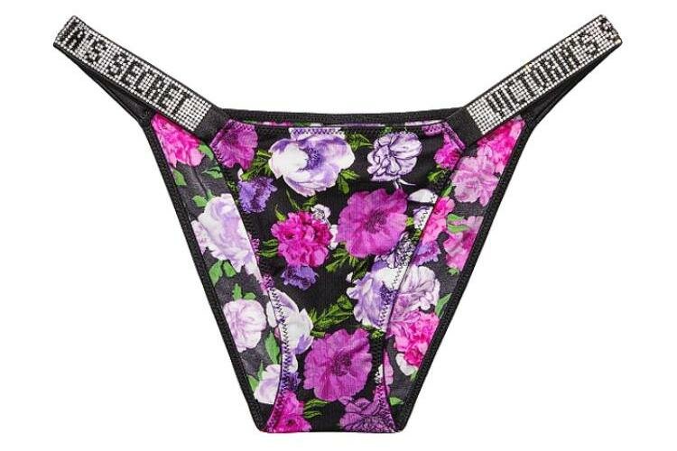 Трусики женские VICTORIA'S SECRET 10114121 черные, XS EU