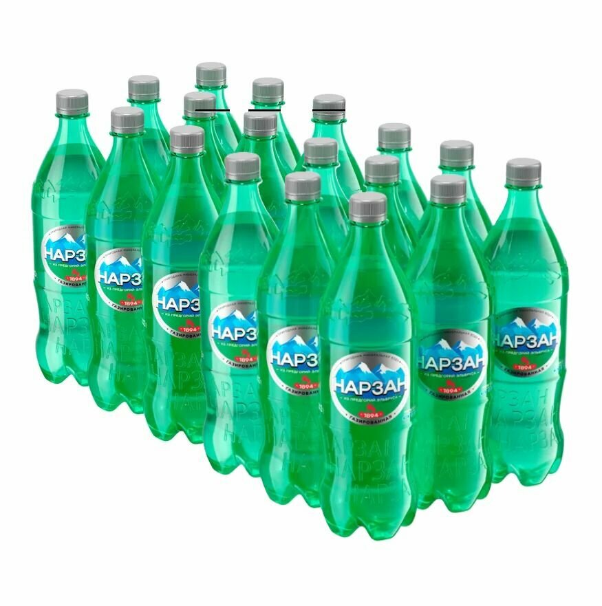 Нарзан минеральная вода 1л*18шт.