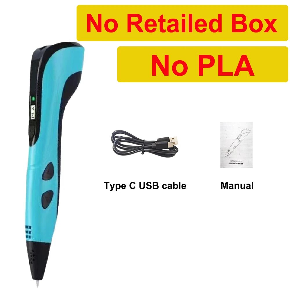 3D-ручка JuniorCare Blue, без PLA