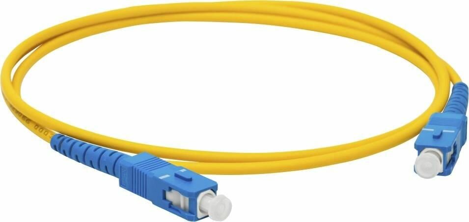Патч-корд Lanmaster 2х9/125 мм, OS1/OS2 SC-SC, длина 3 м, оранжевый (LAN-2SC-2SC/SU-3.0)