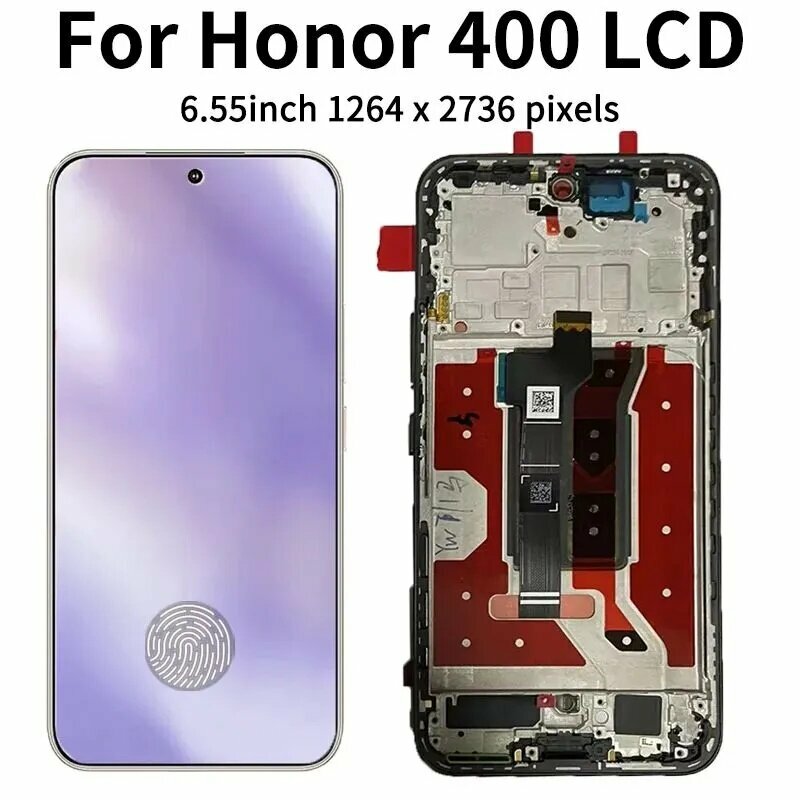 6.55 дюймов AMOLED для Honor 400, DNY-NX9, LCD дисплей с рамкой, сенсорный экран, дигитайзер, сборка панели, золотой