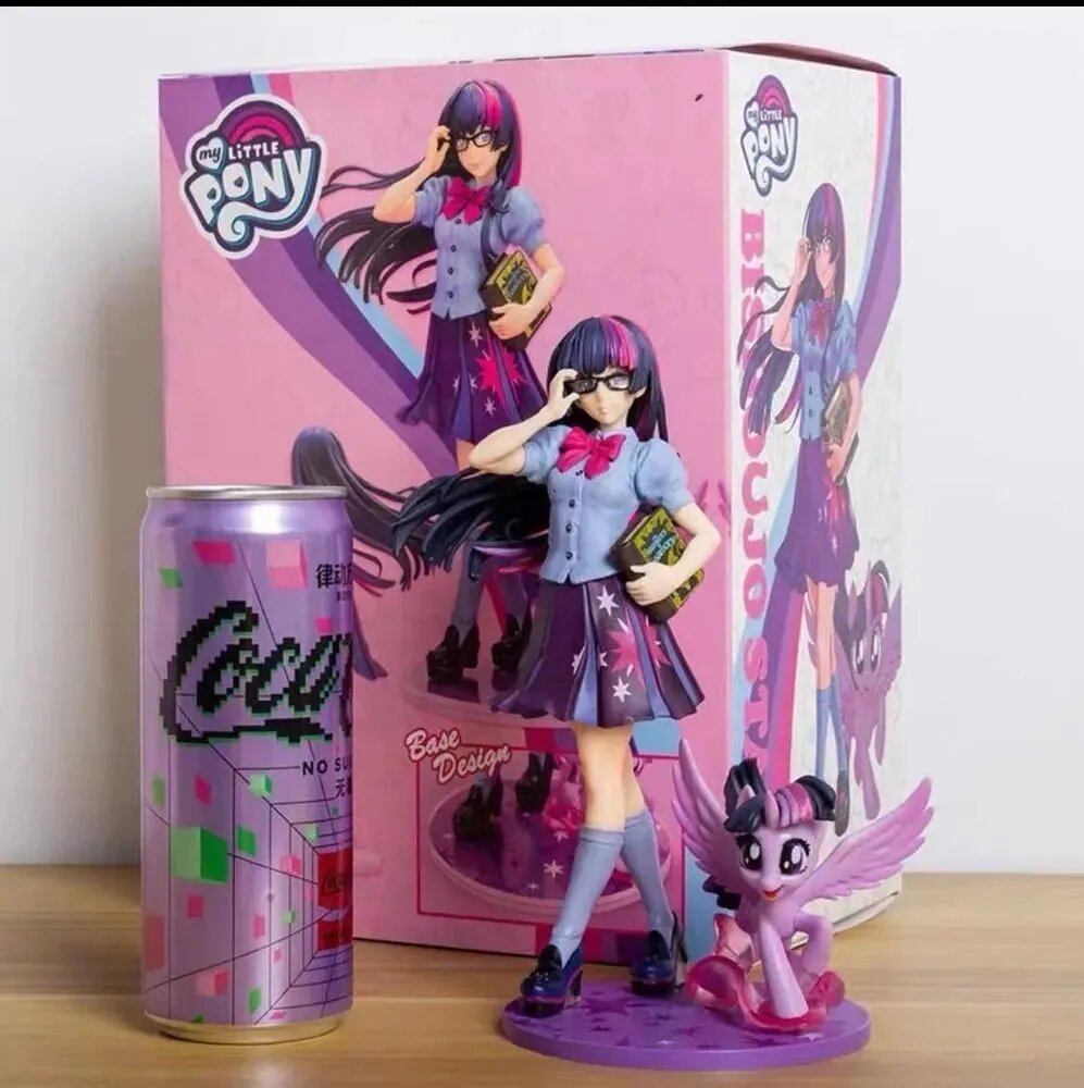 Фигурка My Little Pony (Дружба - это чудо!) Twilight Sparkle и Fluttershy фигурка ПВХ пурпурный, черный — фото 1