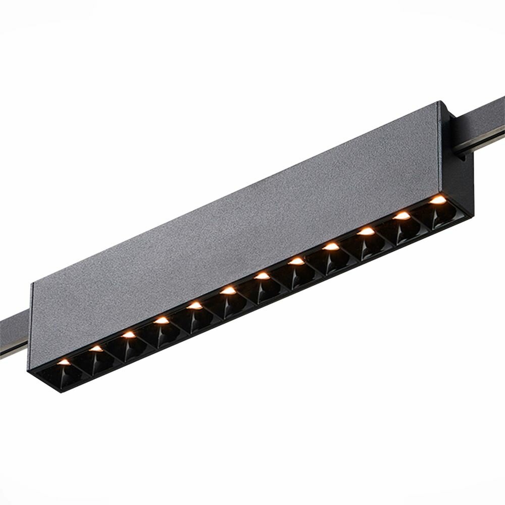 ST816.406.12ST-Luce Магнитный трековый светильник FARM Черный LED 1*12W 3000K 609Lm Ra90 40 IP20 L232xW24xH.
