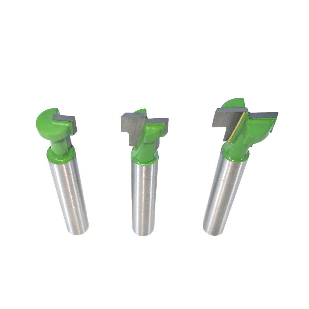 Набор фрез для паза 6.35mm хвостовик 5/16 3/8 и 1/2in