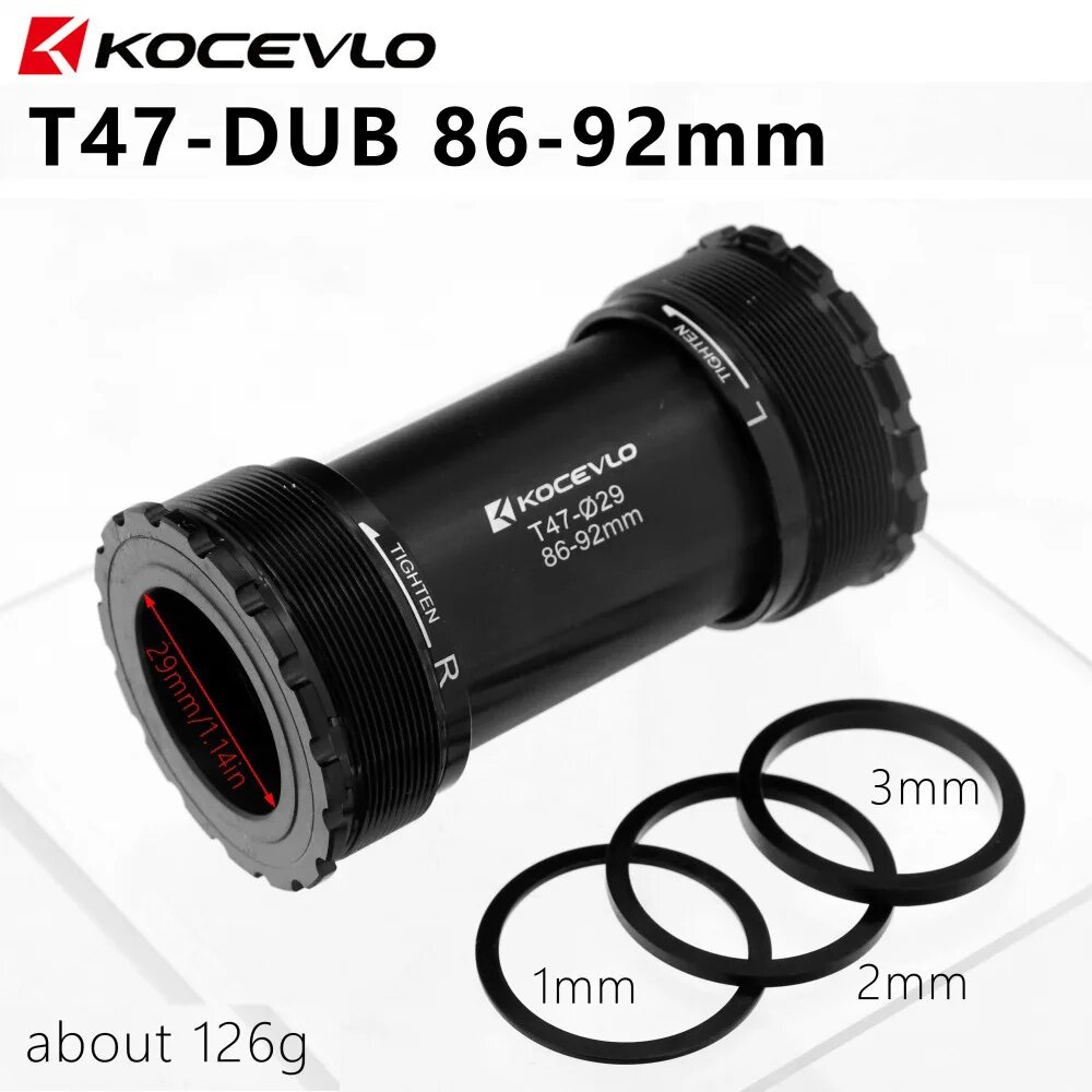 KOCEVLO T47 алюминиевая каретка для велосипеда 86-92 29mm Axle